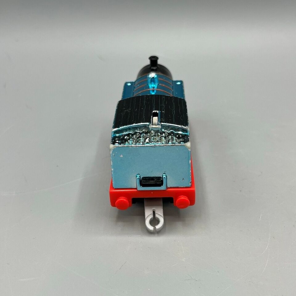 Thomas & Friends Motorized Trackmaster Metallic Blue Thomas Train ...