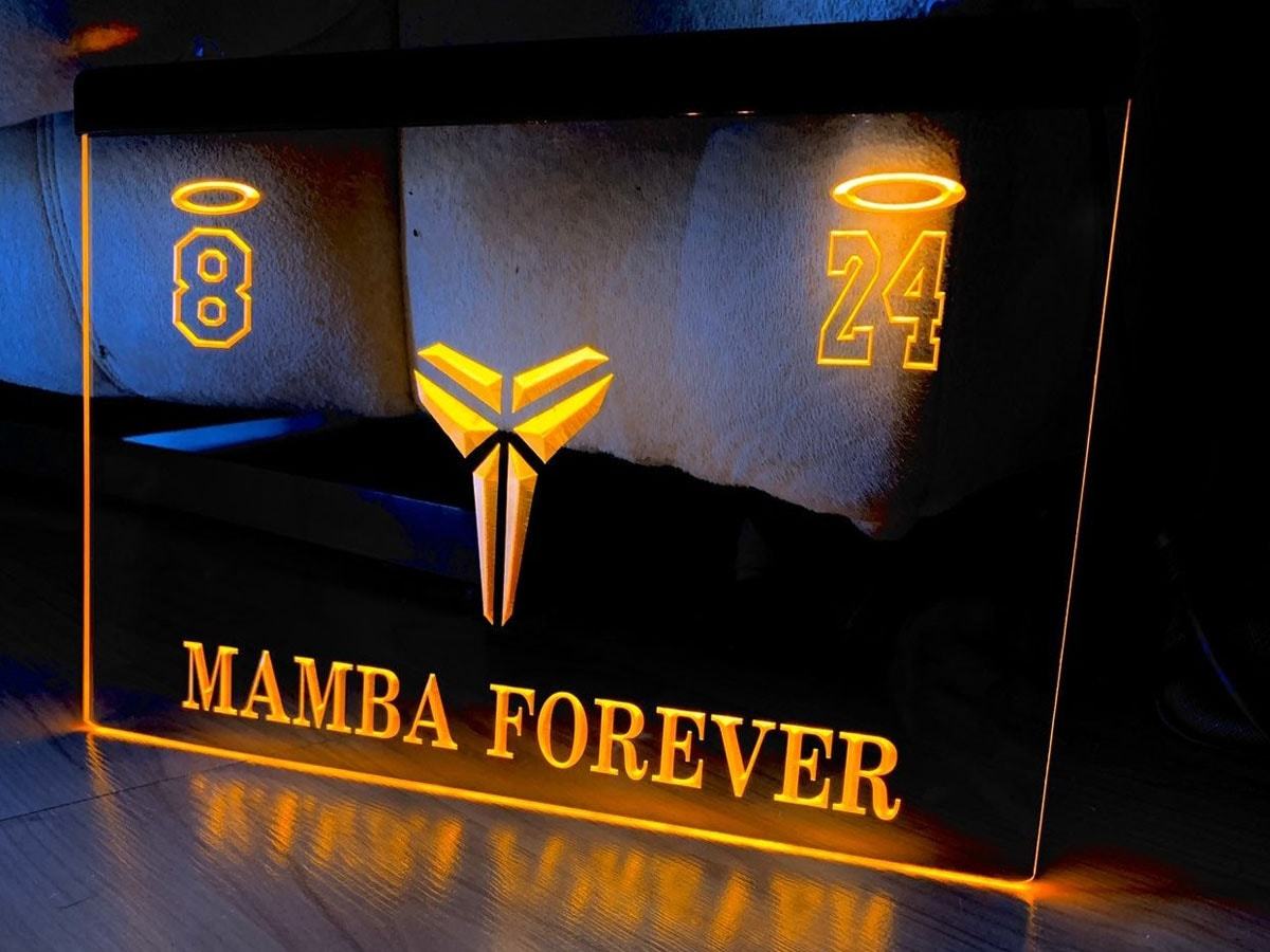 Mamba Forever LED Neon Sign Hang Signs Wall Home Decor, Room, Craft ...