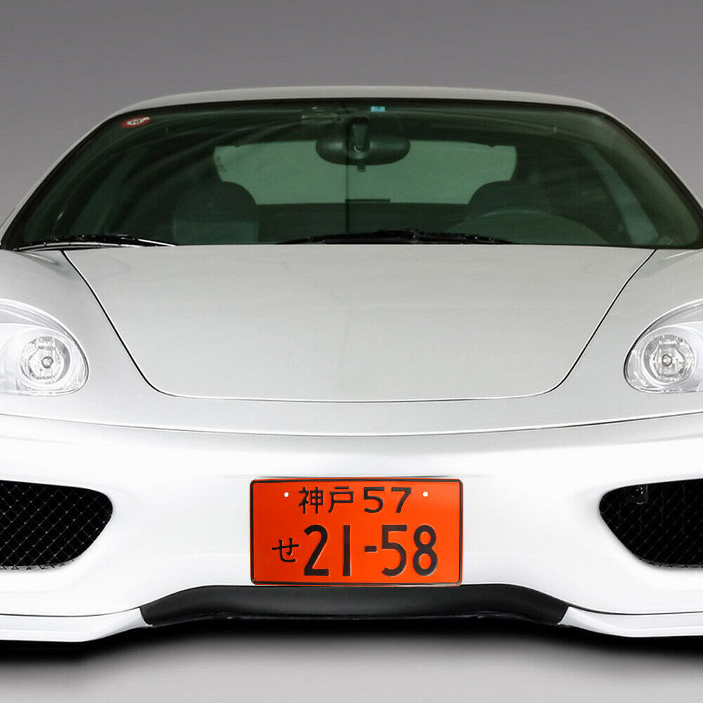 21-58 JDM JAPAN ALUMINUM UNIVERSAL LICENSE PLATE FOR HONDA CIVIC ACCORD ...