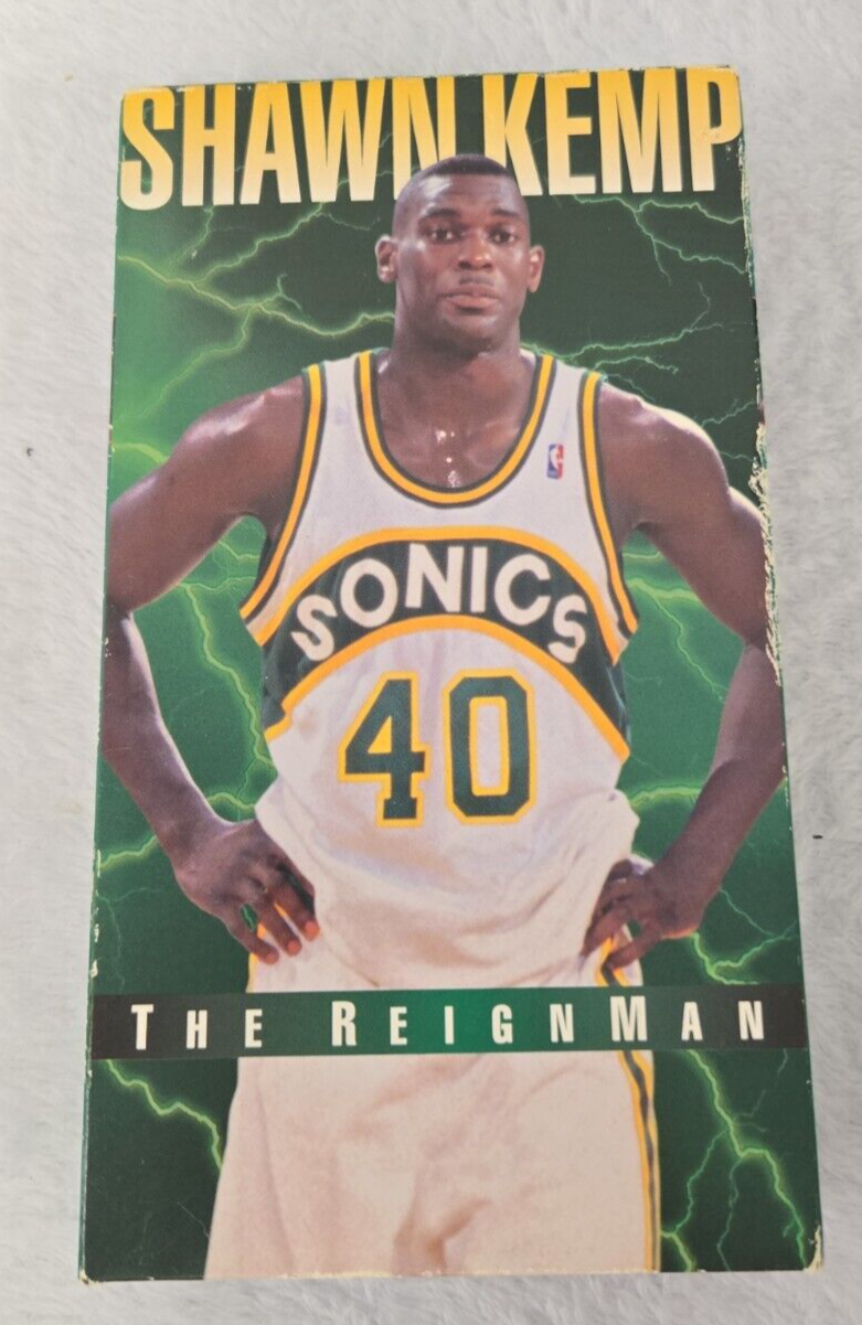 VINTAGE Shawn Kemp The Reign Man VHS Cassette Sonics - Other Vintage ...