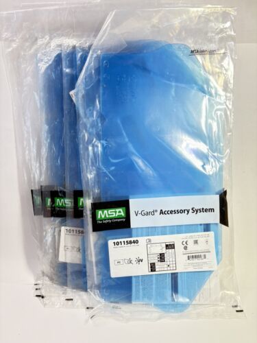 Qty-8 MSA V-Gard 10115840 Clear Safety Hard Hat Visor Face Shield ...
