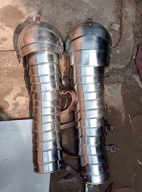 Medieval Pauldrons Pair of Shoulder Steel Armor Full Arm Guard Costume ...