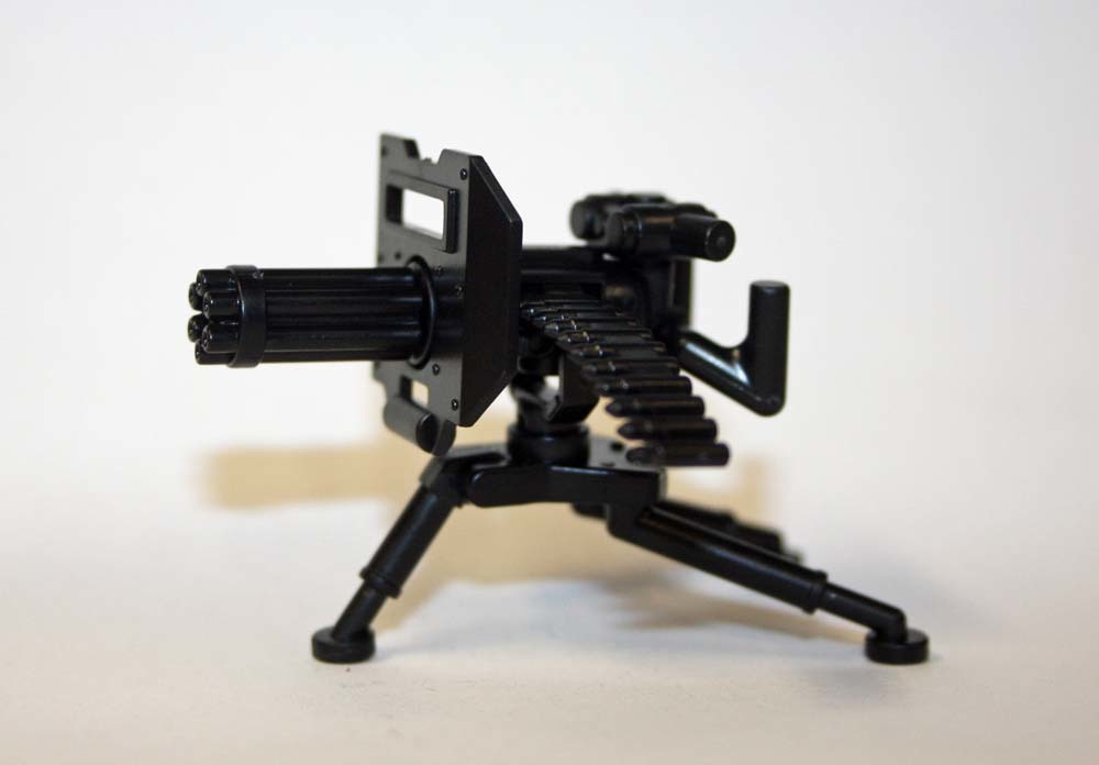 PLTOYS Gatling gun on tripod Weapon military - Gun A Army War ...