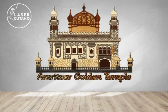 INDIAN TEMPLE Laser Cut Files Buildings - Digital Art