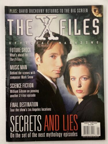 The X-Files Magazine Spring 1999 Duo David Duchovny & Gillian Anderson ...