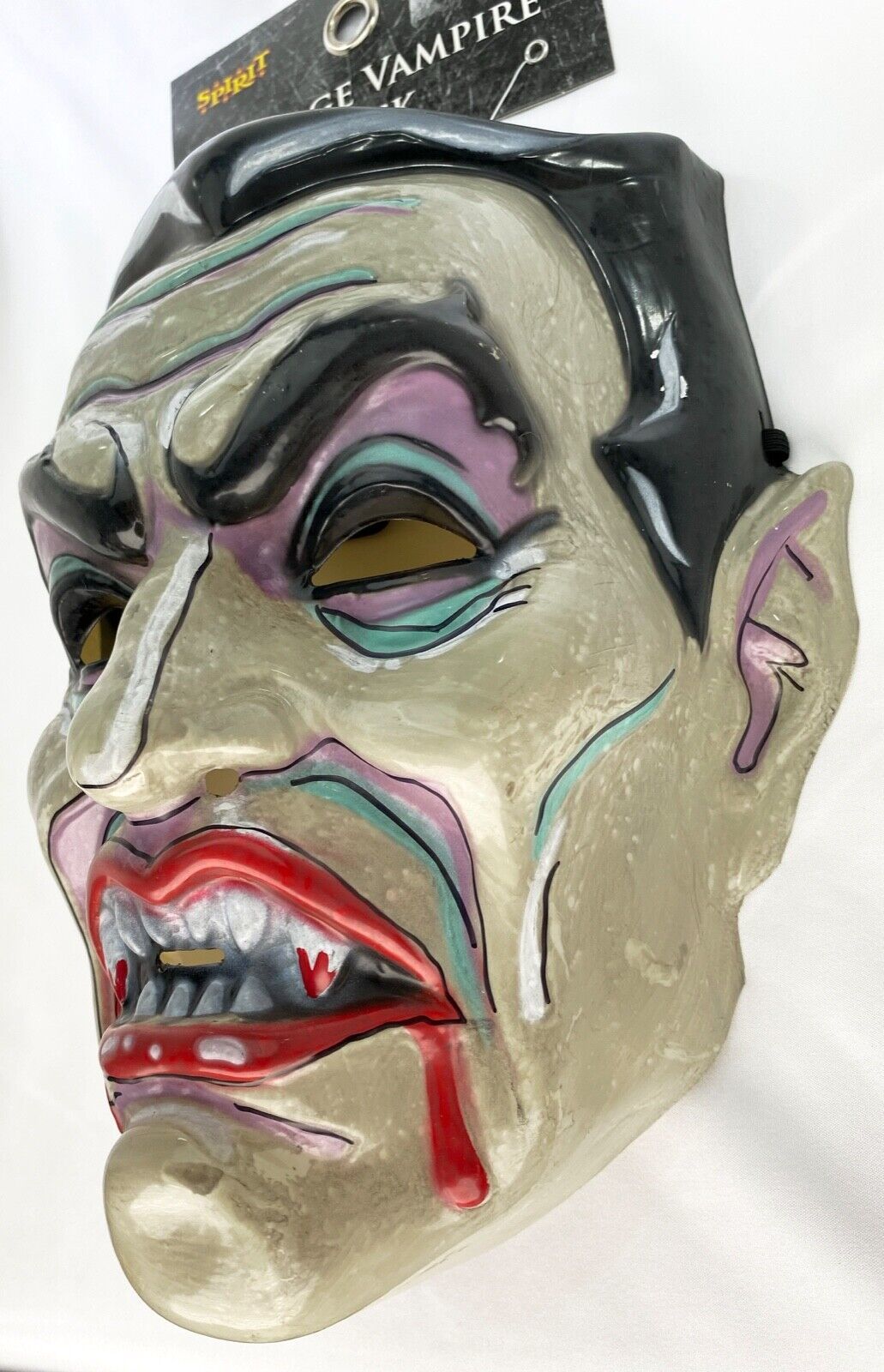 NEW Vintage VAMPIRE Half MASK Spirit Halloween Universal Monsters ...