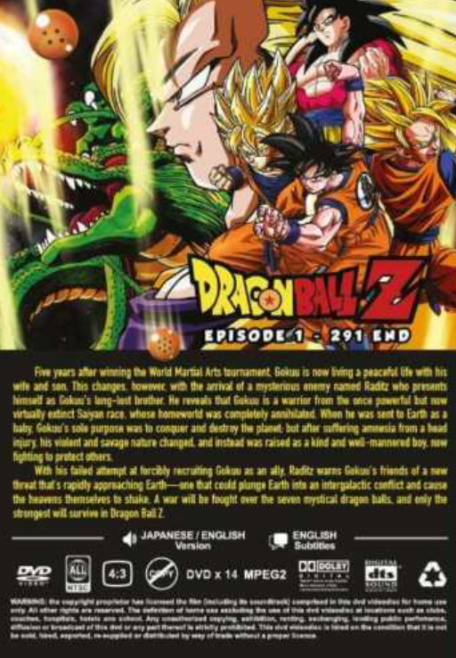Anime DVD Dragon Ball + DBZ + DBGT + DBS + Movie Collection (Full ...