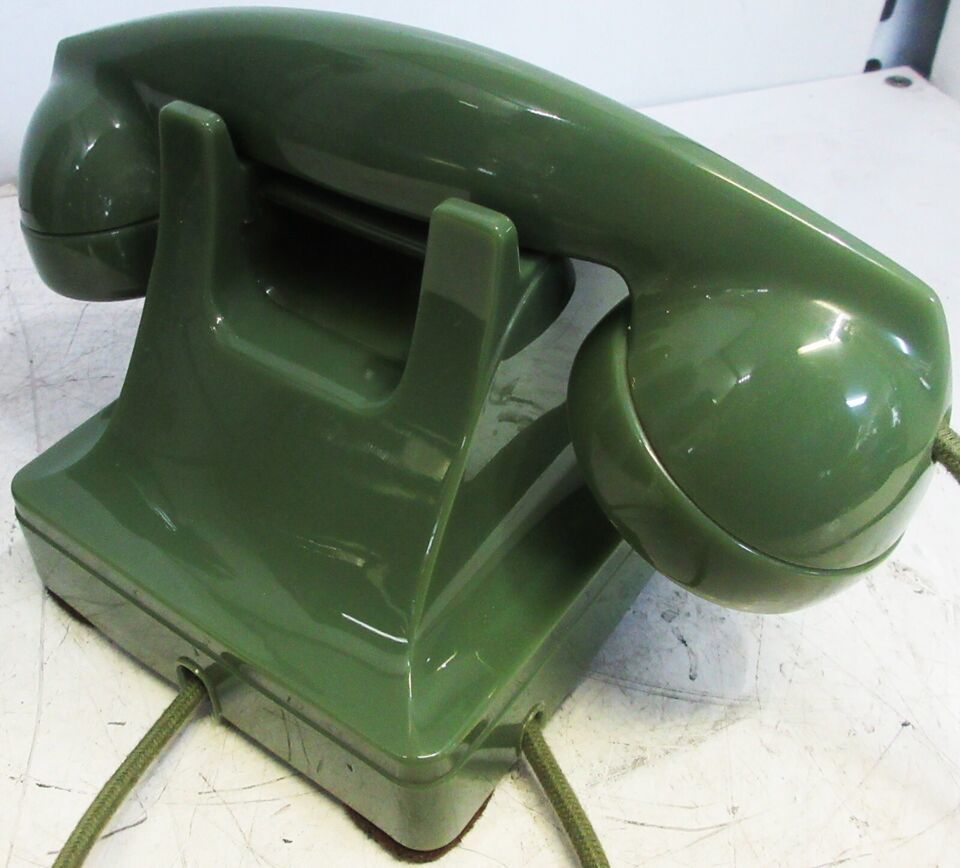 Western Electric Green Thermalite Model 302 Telephone Restored 1940's ...