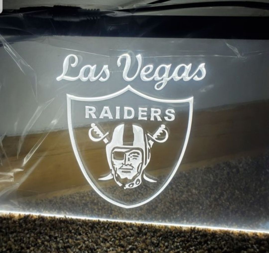 Las Vegas Raiders Led Neon Light Sign Hang Signs Wall Home Decor Craft ...