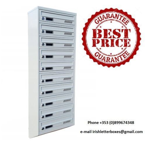 Enigma 10 WallMounted Indoor Mailboxes for Multi Occupancy Apartments ...