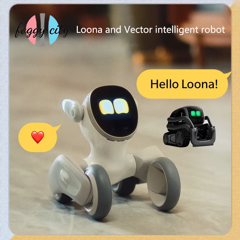 Vectorartificial Intelligence Loona Intelligent Pet Robot Dog Dialogue ...