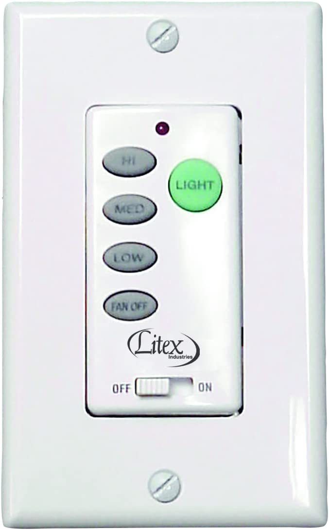 The Litex Wci-100 Wall Command Universal Ceiling Fan Control, With ...