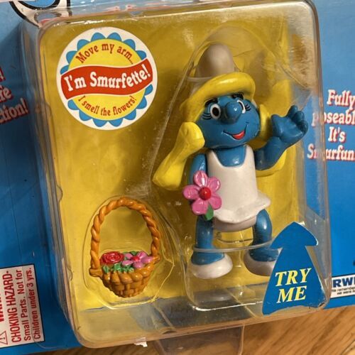 The Smurfs I'm Smurfette Fully Poseable Figure From Toy Island 1996 ...