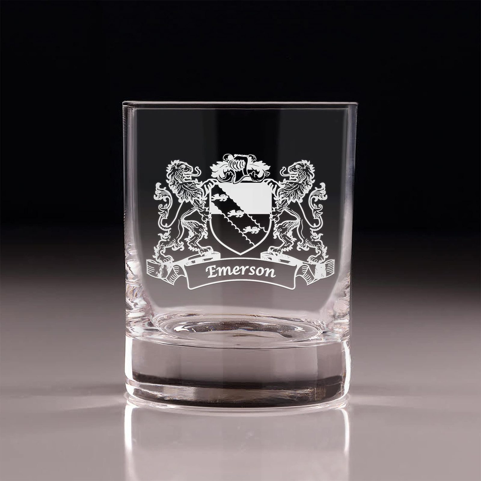 Emerson Irish Coat of Arms Old Fashioned Tumblers - Set of 4 - Equipment