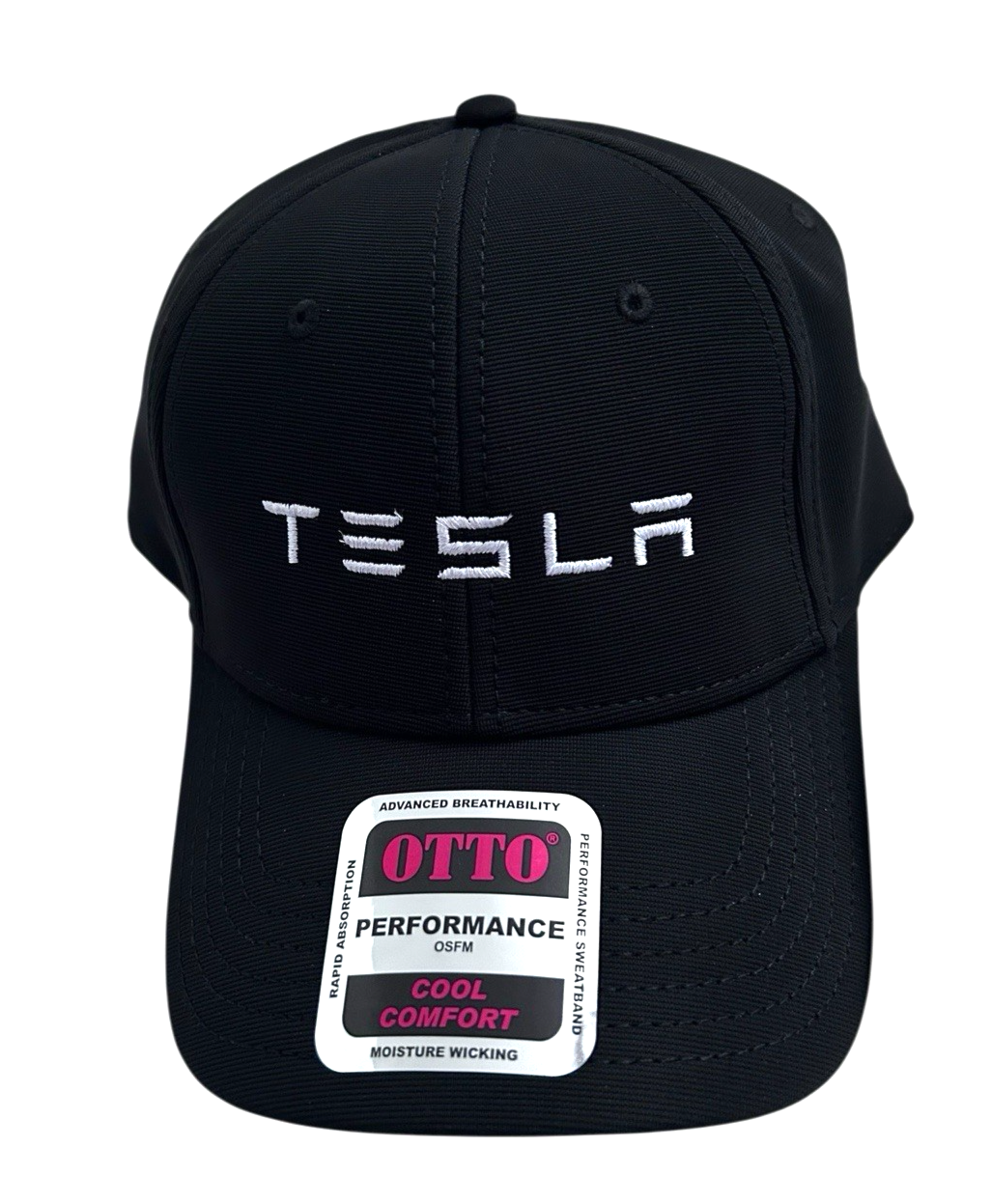 Tesla Motors Logo Emblem Embroidered Black Hat Snapback Otto Trucker ...