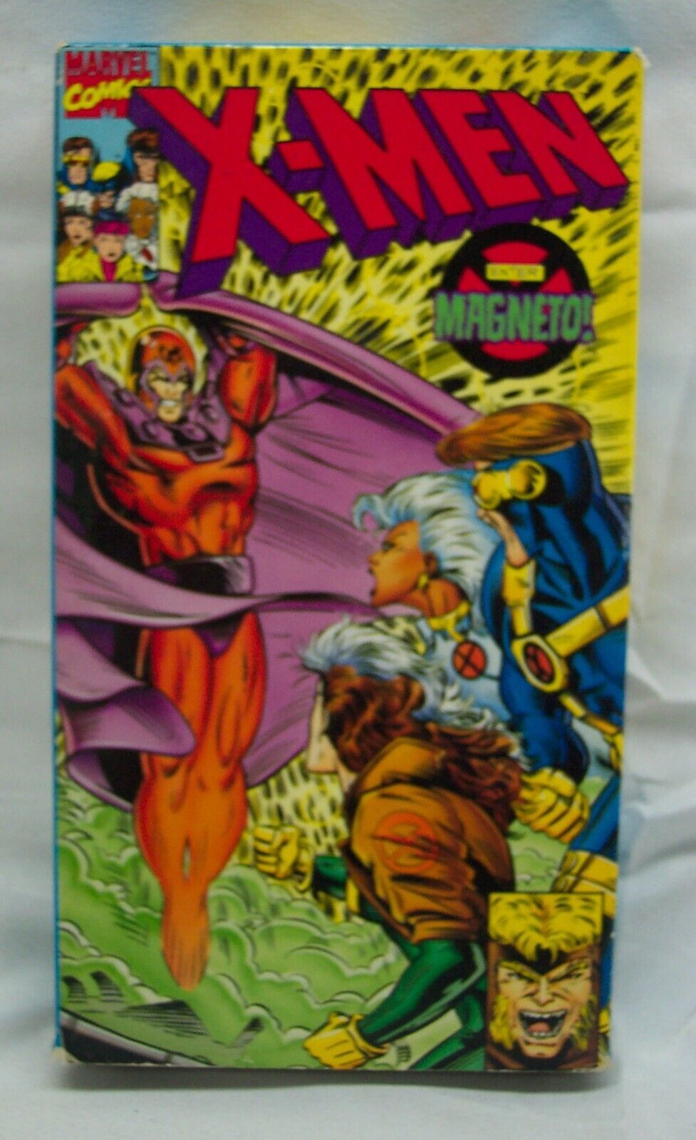 Vintage X-MEN ENTER MAGNETO Marvel Comics Animated Cartoon VHS VIDEO ...