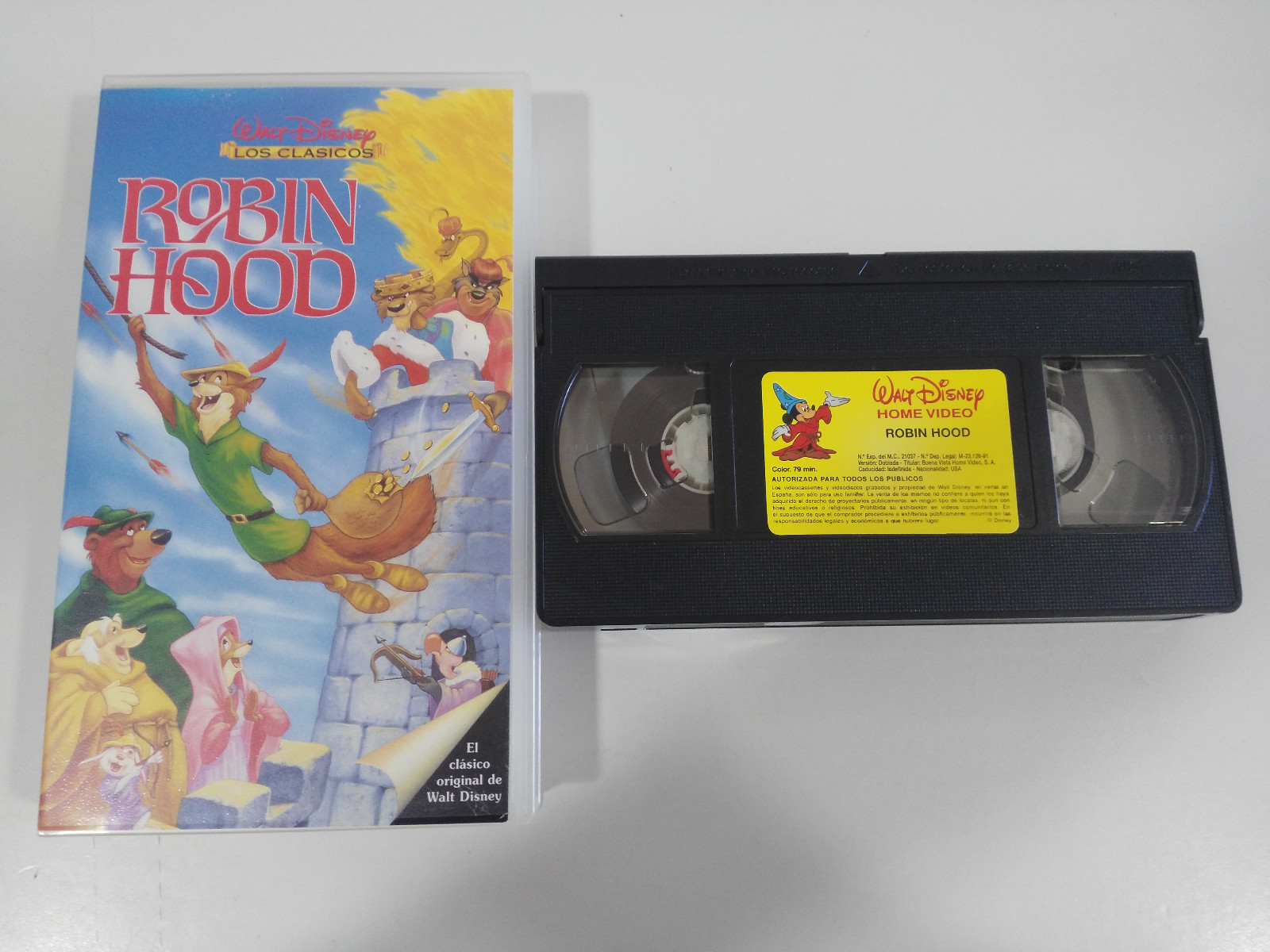 Robin Hood los Classics de WALT DISNEY - VHS Tape Spain 3T - VHS Tapes