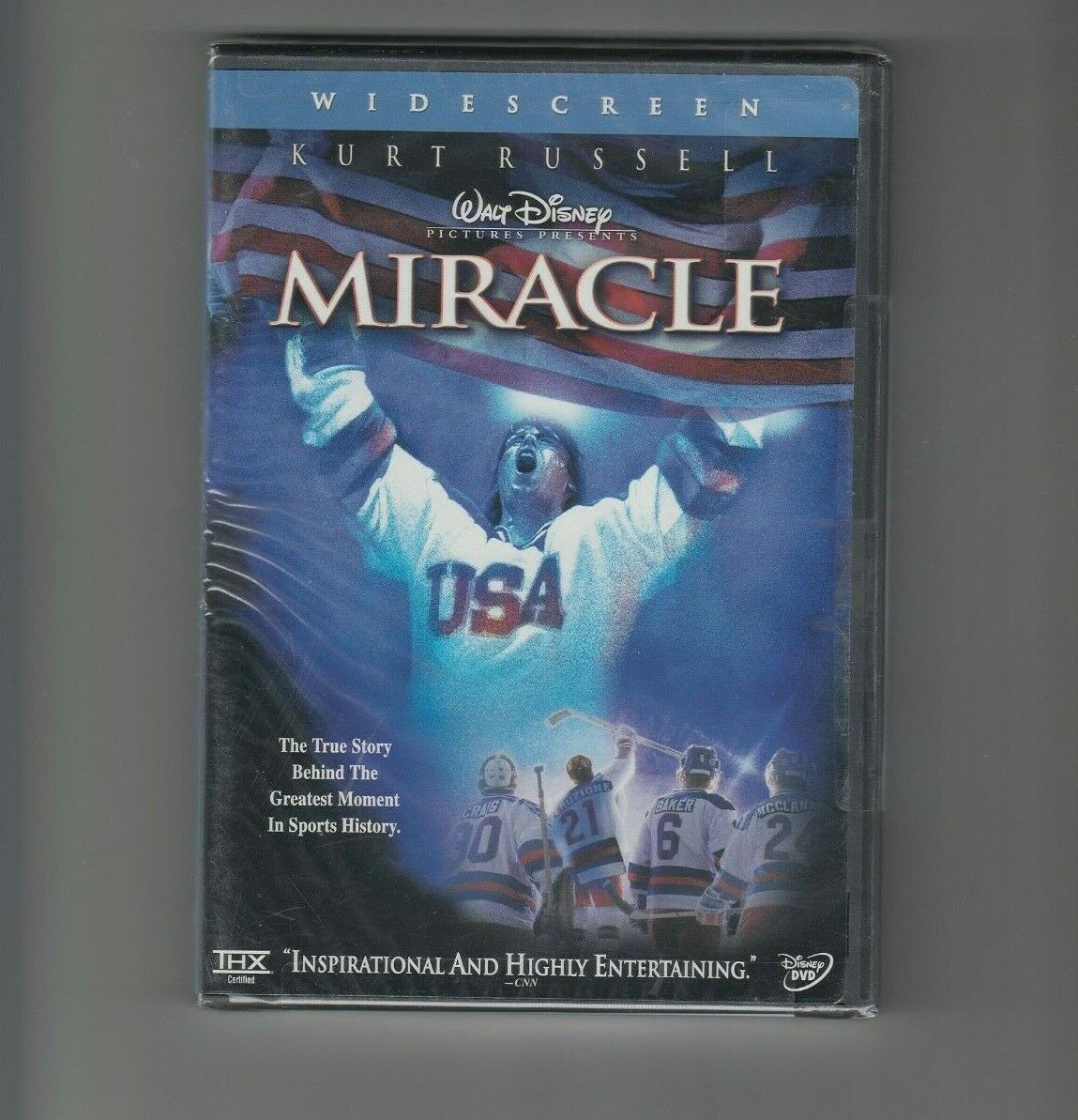 Walt Disney Miracle DVD 1980 Olympic Hockey Team Kurt Russell ...