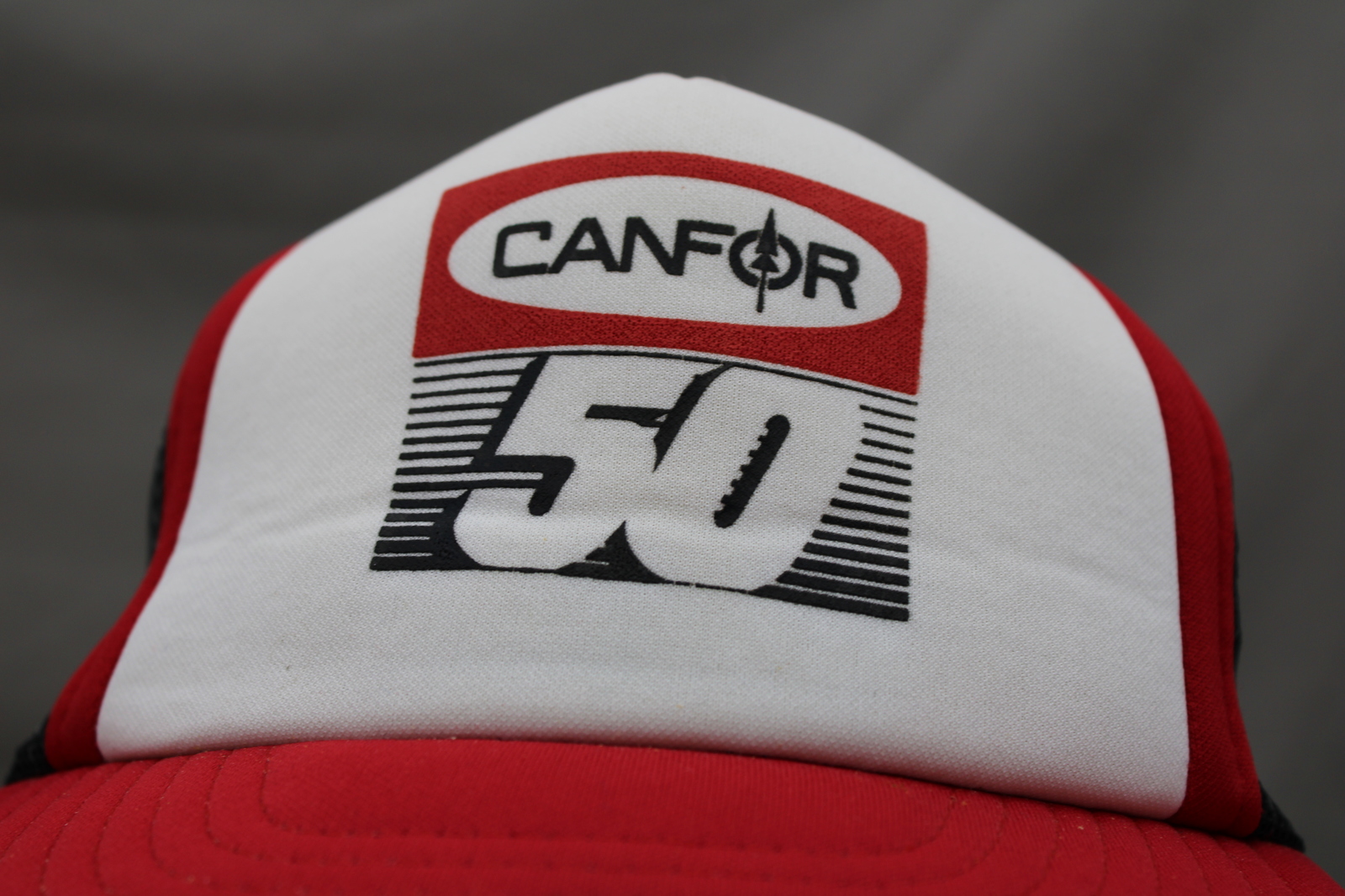 Vintage Logging Hat - Canfor 50 Trucker Hat - Adult Snapback - Men's Hats