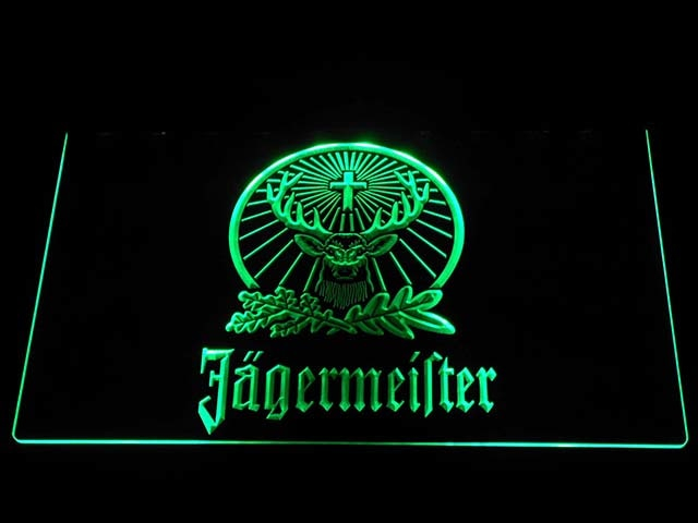 Jagermeister Deer Illuminated Led Neon Sign Home Decor Lights Craft Art ...