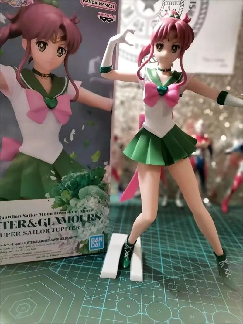 22cm Sailor Moon Kino Makoto Figures Anime Sailor Jupiter Pvc Action
