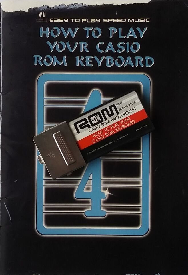 Casio ROM Pack How to Play Your Casio ROM Keyboard + Book for Casio ROM ...