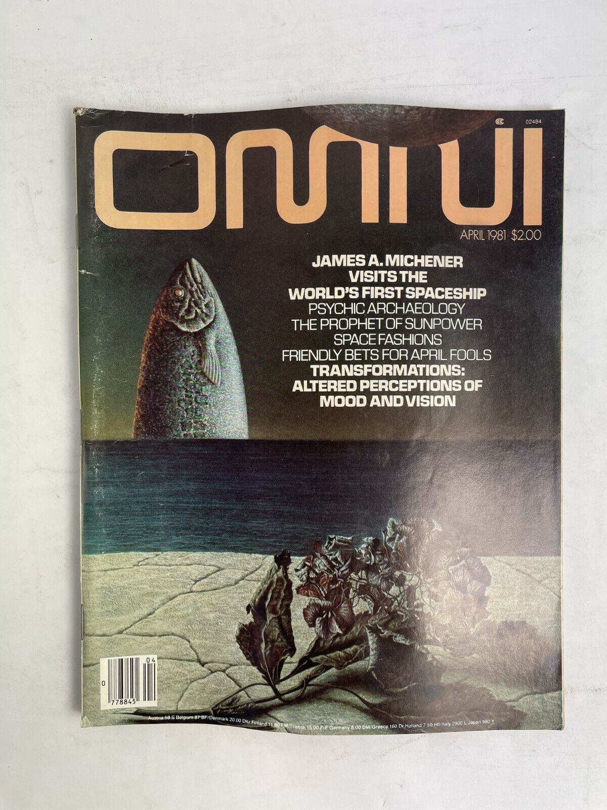 April 1981 Omni Magazine Worlds First Spaceship Transformations Mood ...
