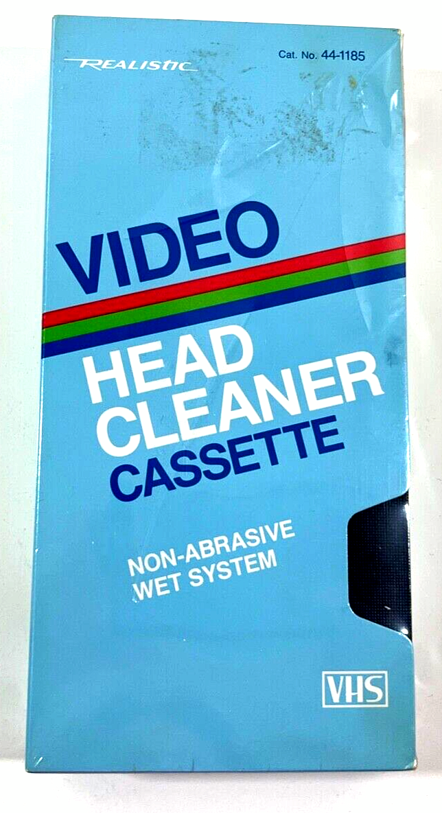 Realistic Video Head Cleaner VHS Cassette Non Abrasive Wet System 44 ...