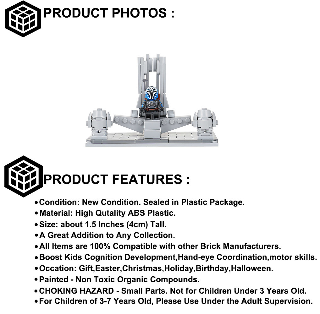 Star Wars Bo Katan Throne Room Minifigure Building Block Set ( 144 ...