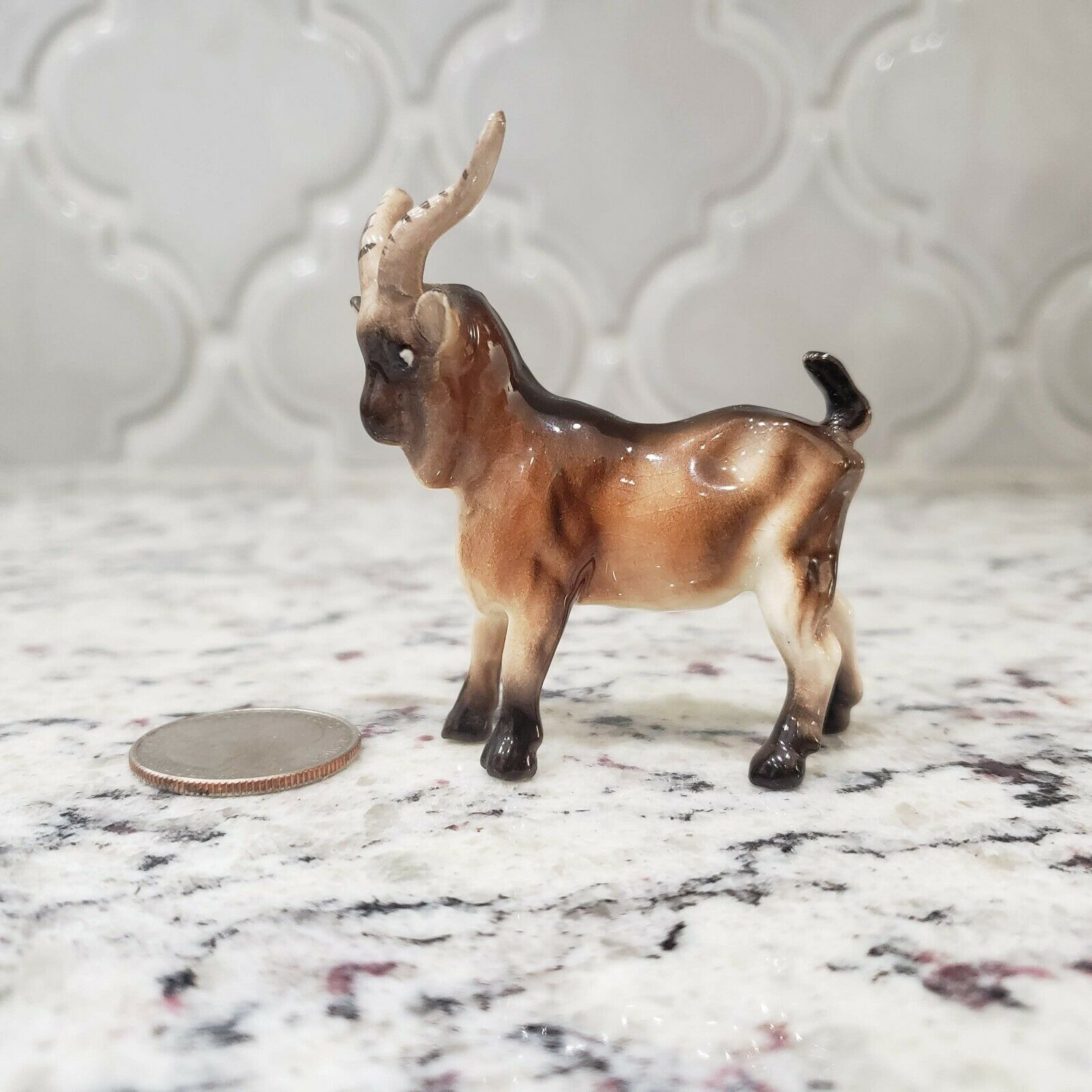 Hagen Renaker Miniature Papa Billy Goat Vintage Figurine Monrovia 1950s ...