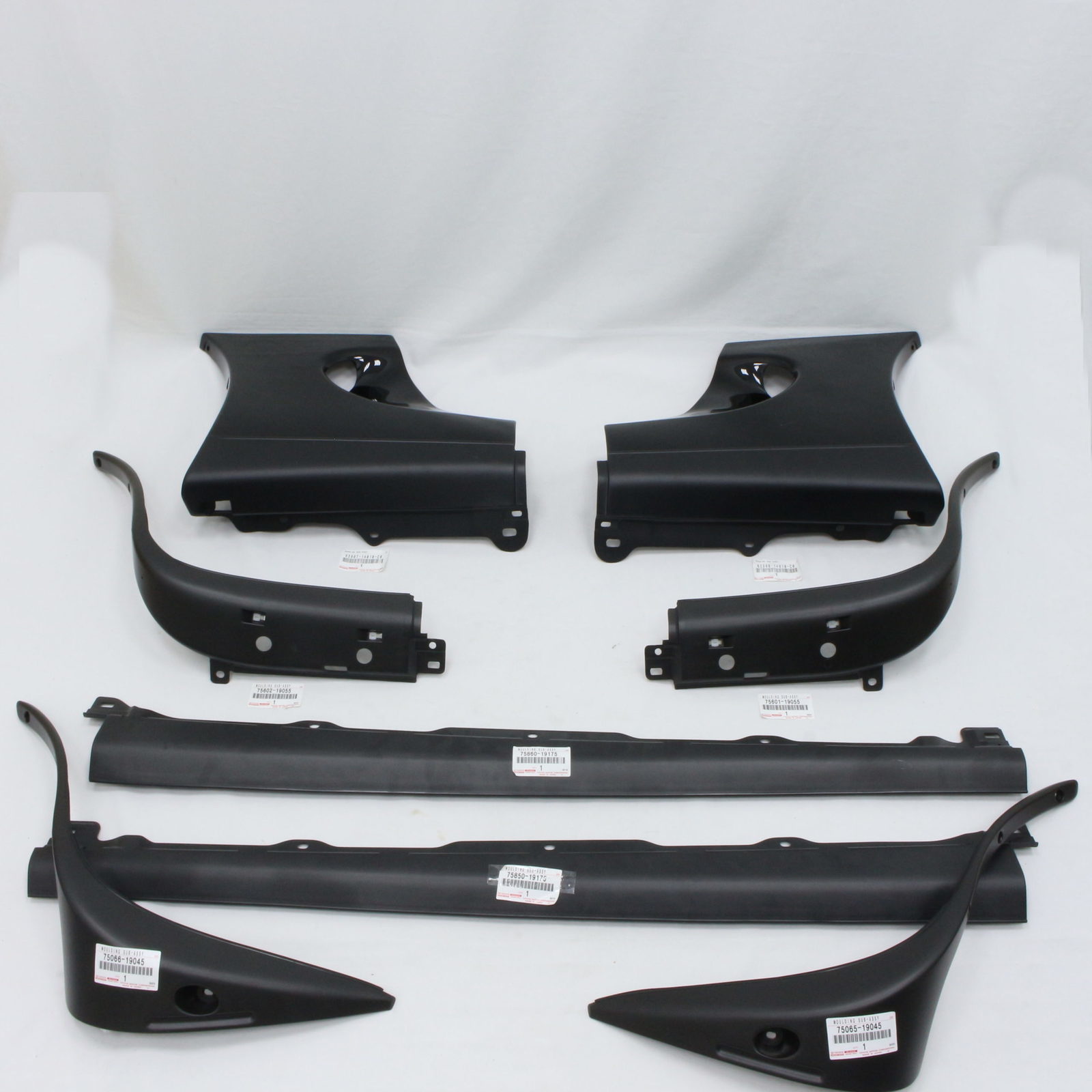 Toyota Supra Side Skirts Air Inlets Front Rear Splash Guards Rocker ...