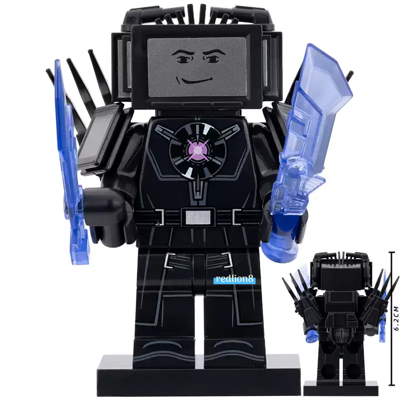 Titan TV Man 3.0 Skibidi Toilet Custom Printed Lego Compatible ...