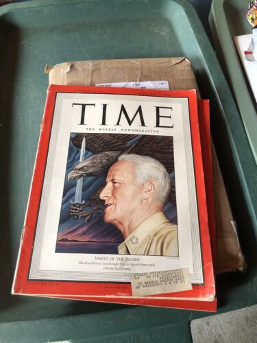 MAGAZINE TIME Adm. Chester Nimitz FEBRUARY 26 1945 - Magazines