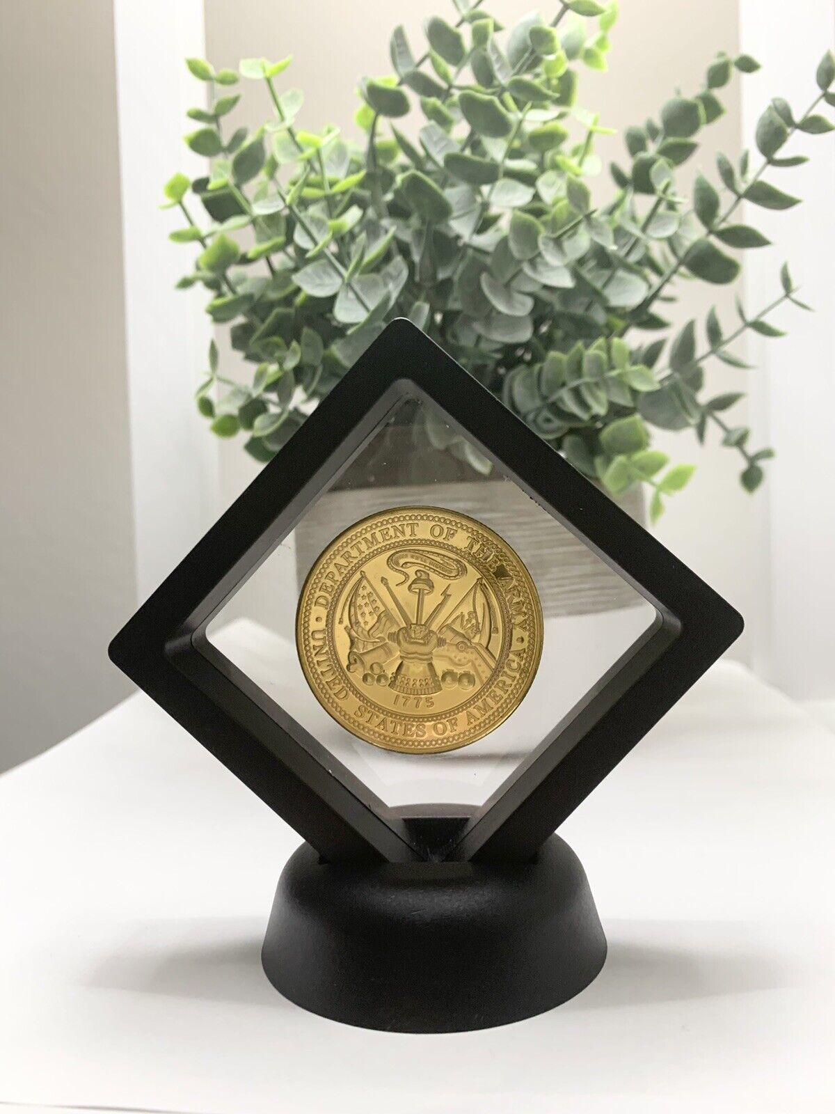 US ARMY 10th MOUNTAIN DIVISION Challenge Coin With 3D Floating Displays ...