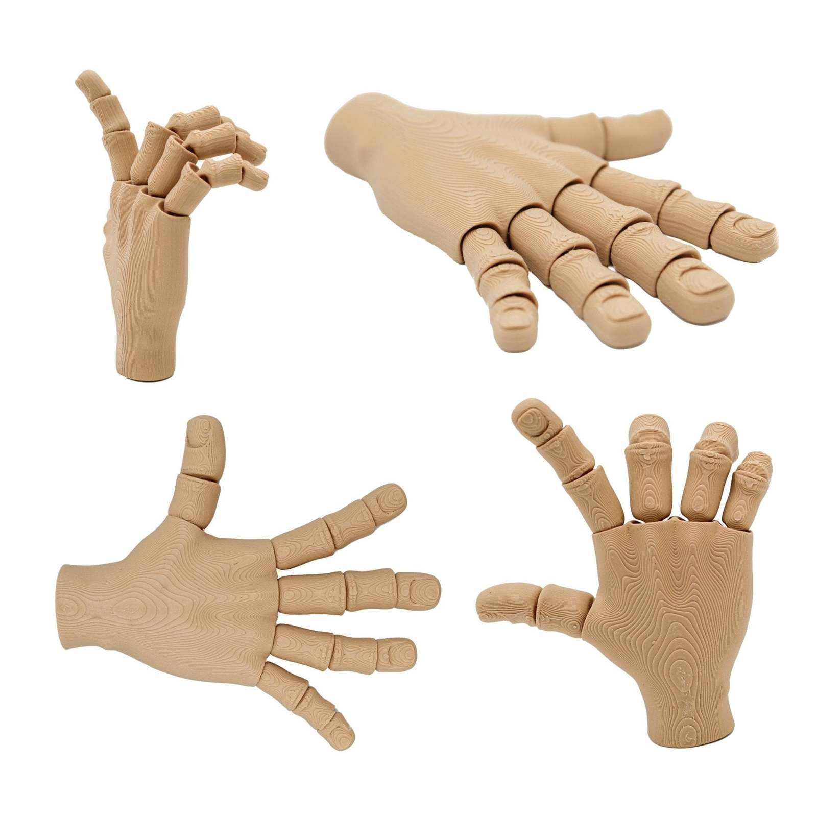 Fidget HAND PENCIL TOPPERS | Flexible Articulating 3d Printed Pencil ...