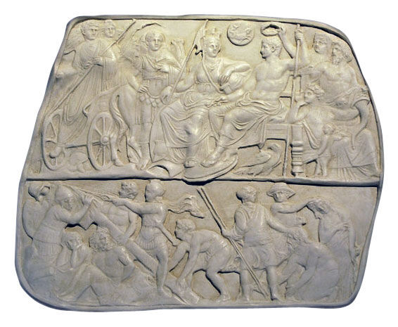 Gemma Augustea Roman Relief with Augustus Tiberius and Army Replica ...