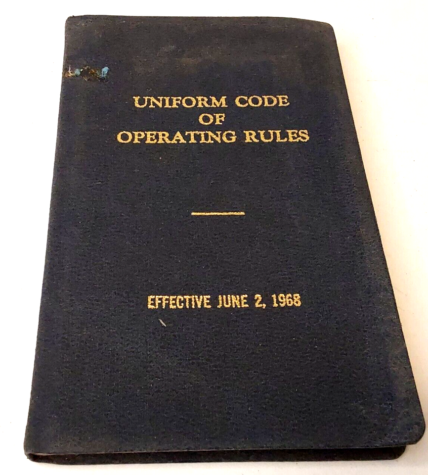 Uniform Code Of Operating Rules 2 June 1968 Missouri Pacific Railroad ...