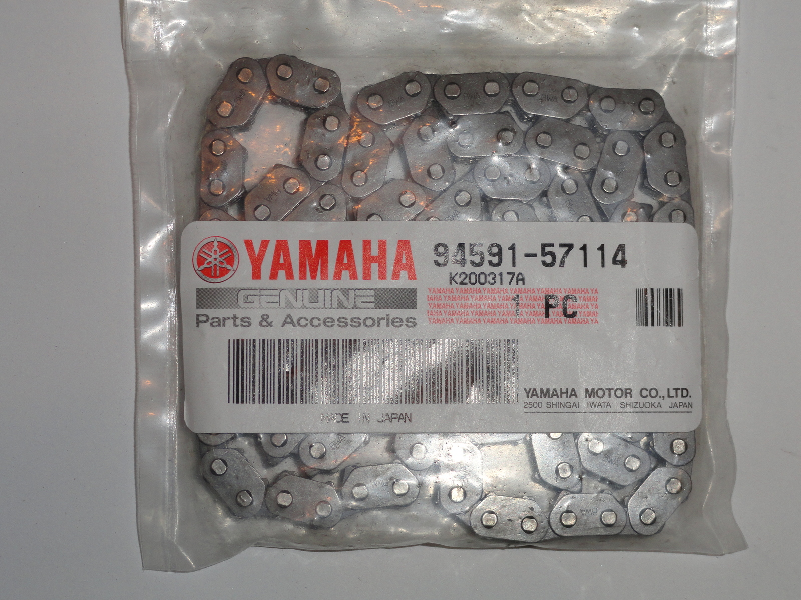 Cam Timing Chain OEM Yamaha YZ250F YZ250FX 14-21 WR250F 15-21 YZ WR ...
