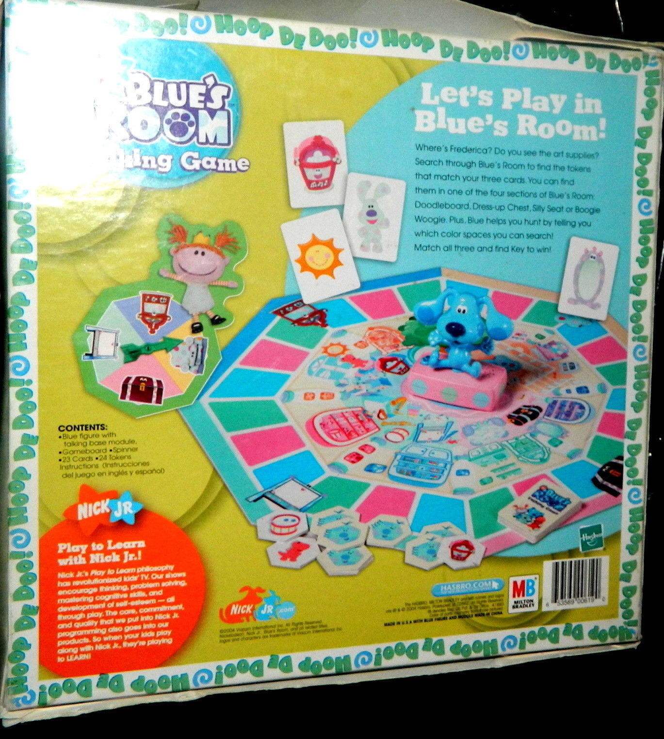 Nick Jr's Blue's Room Tallking Game-Complete - Contemporary Manufacture