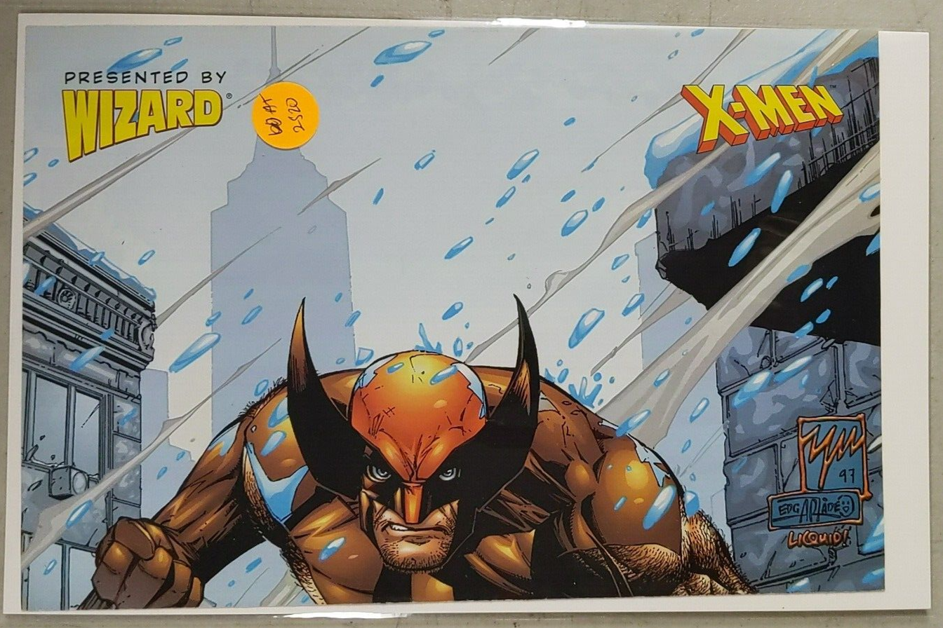 Marvel Comics Wizard X-Men Wolverine 1997 December Calendar Spiderman ...