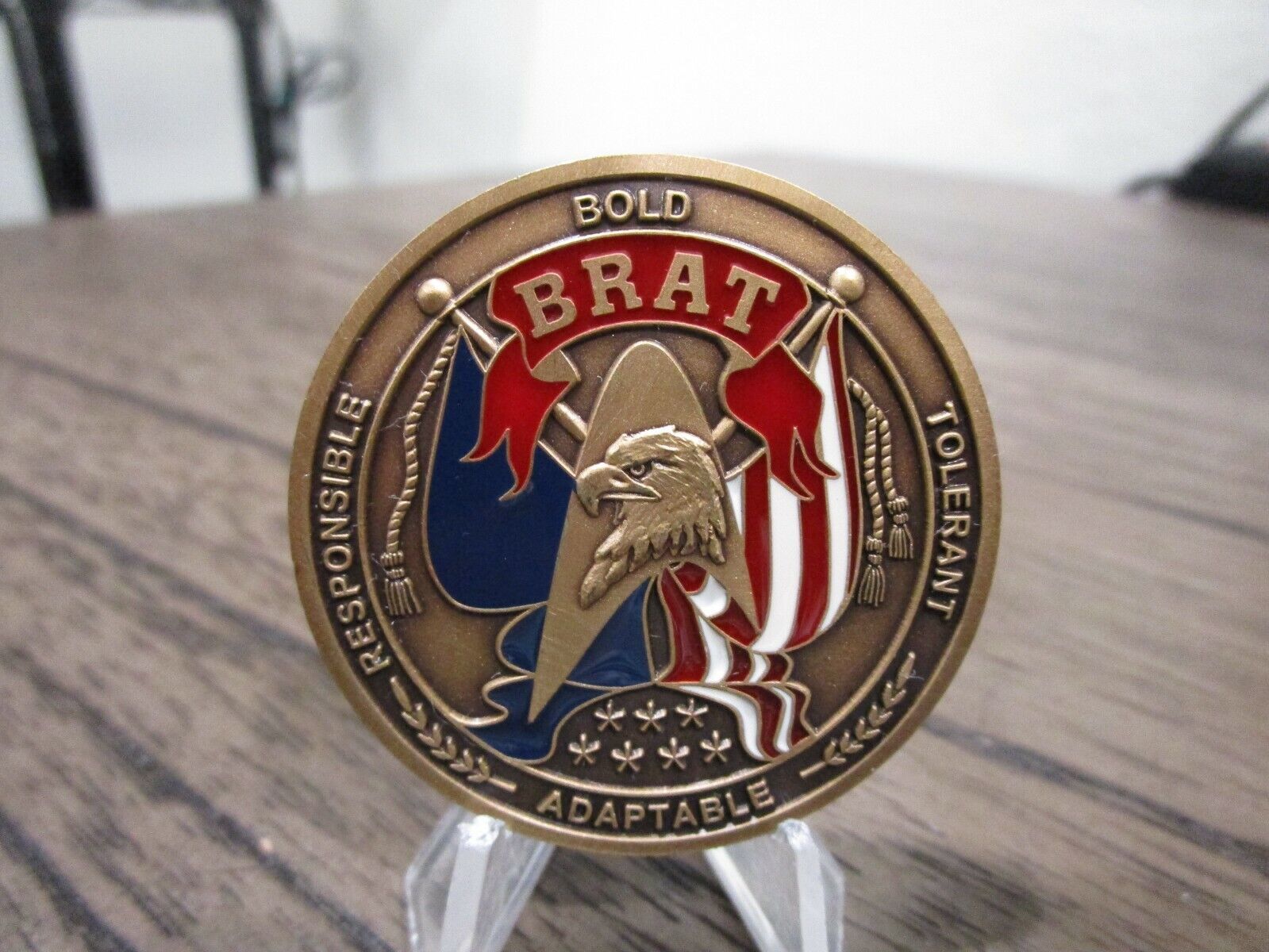 Vintage USMC BRAT Bold Responsible Adaptable Tolerant Challenge Coin ...