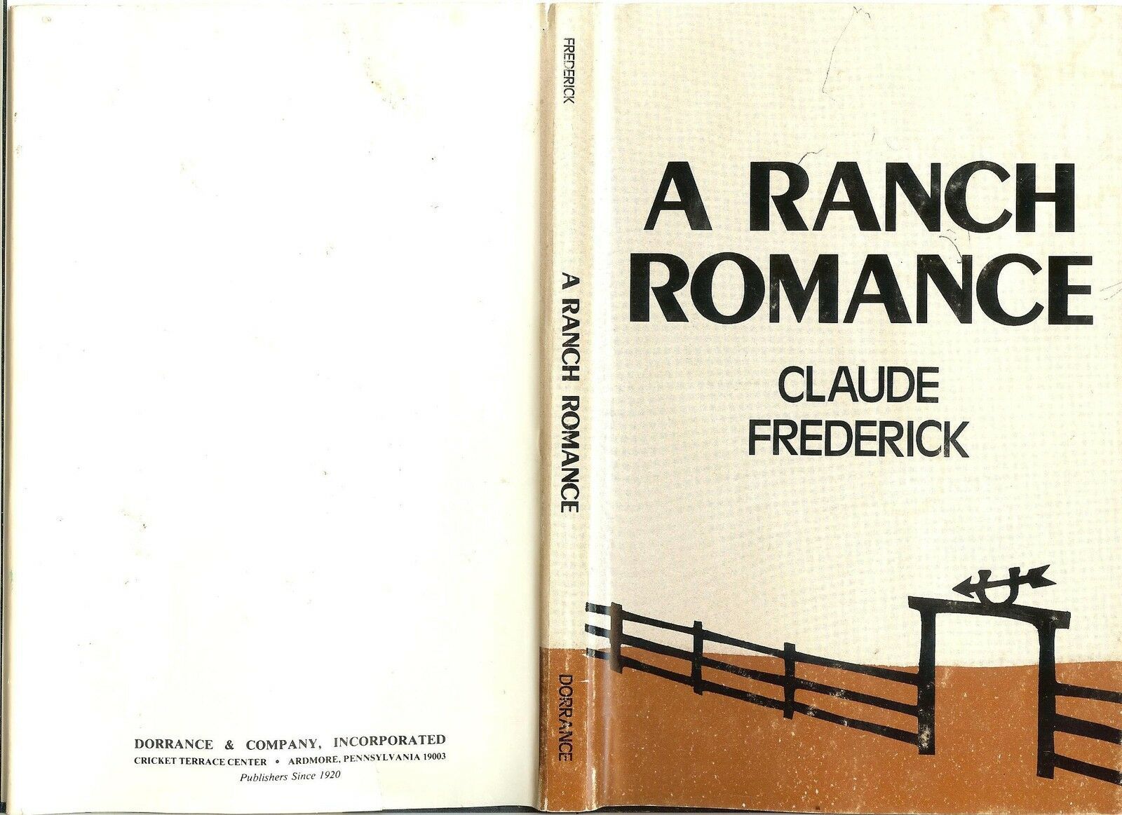 A Ranch Romance by Claude Frederick (1981, Hardcover, DJ) - Books