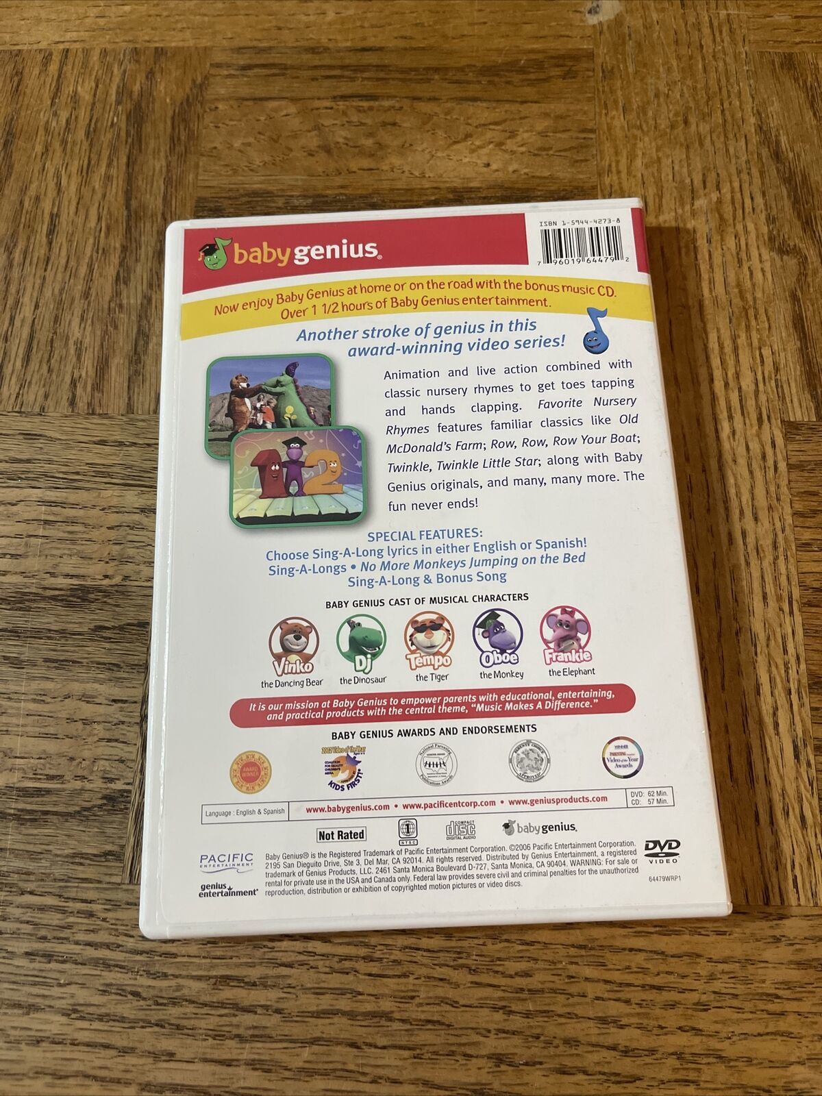 Baby Einstein Favorite Nursery Rhymes DVD - DVDs & Blu-ray Discs