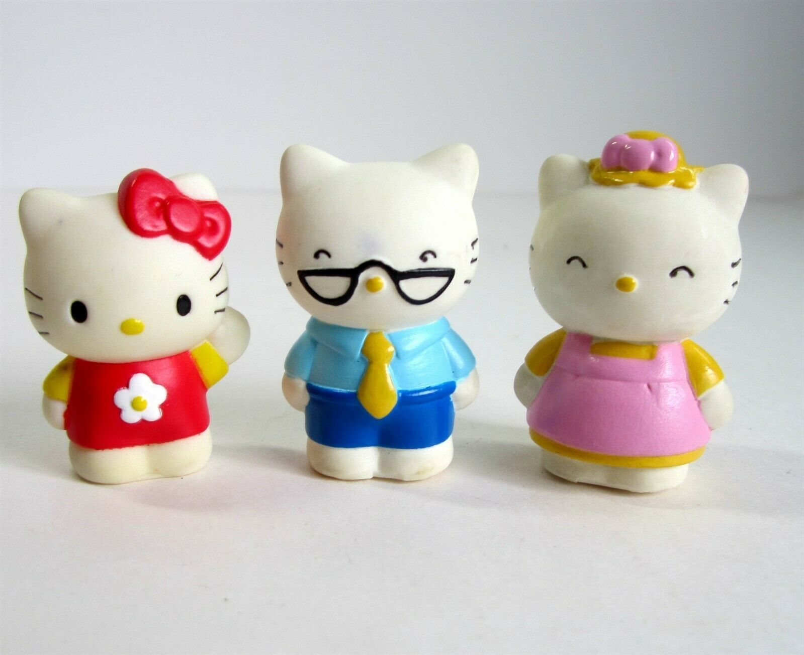 Lot of 3 Vintage Sanrio Hello Kitty Pencil Toppers -2003 - Hello Kitty
