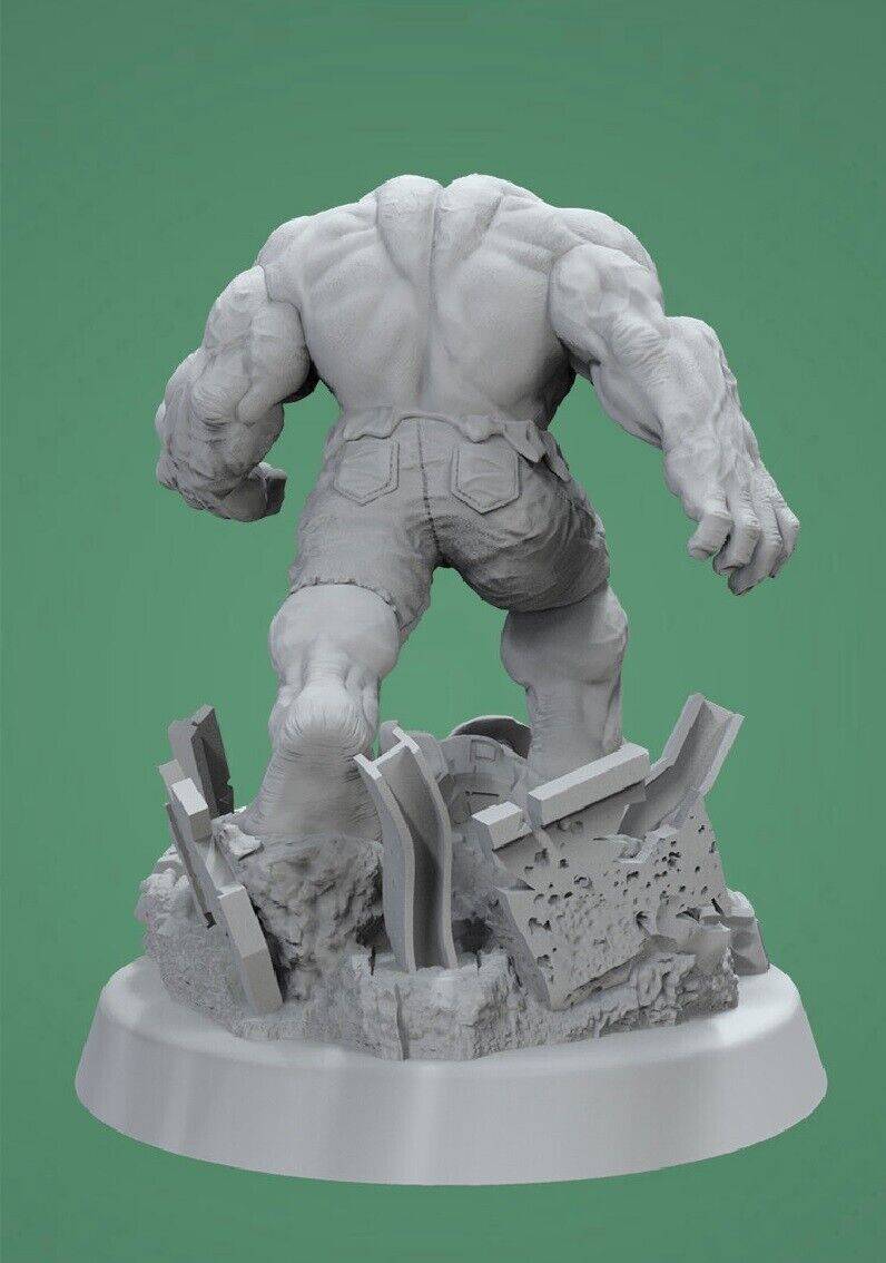 200mm 3D Print Superhero Model Kit Hulk Unpainted - Figures
