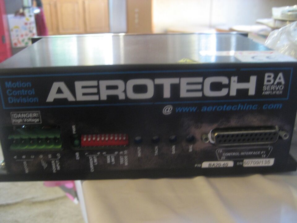 Motion Control Aerotech BA Servo Amplifier BA20 pn#- BA20-40 Amp ...