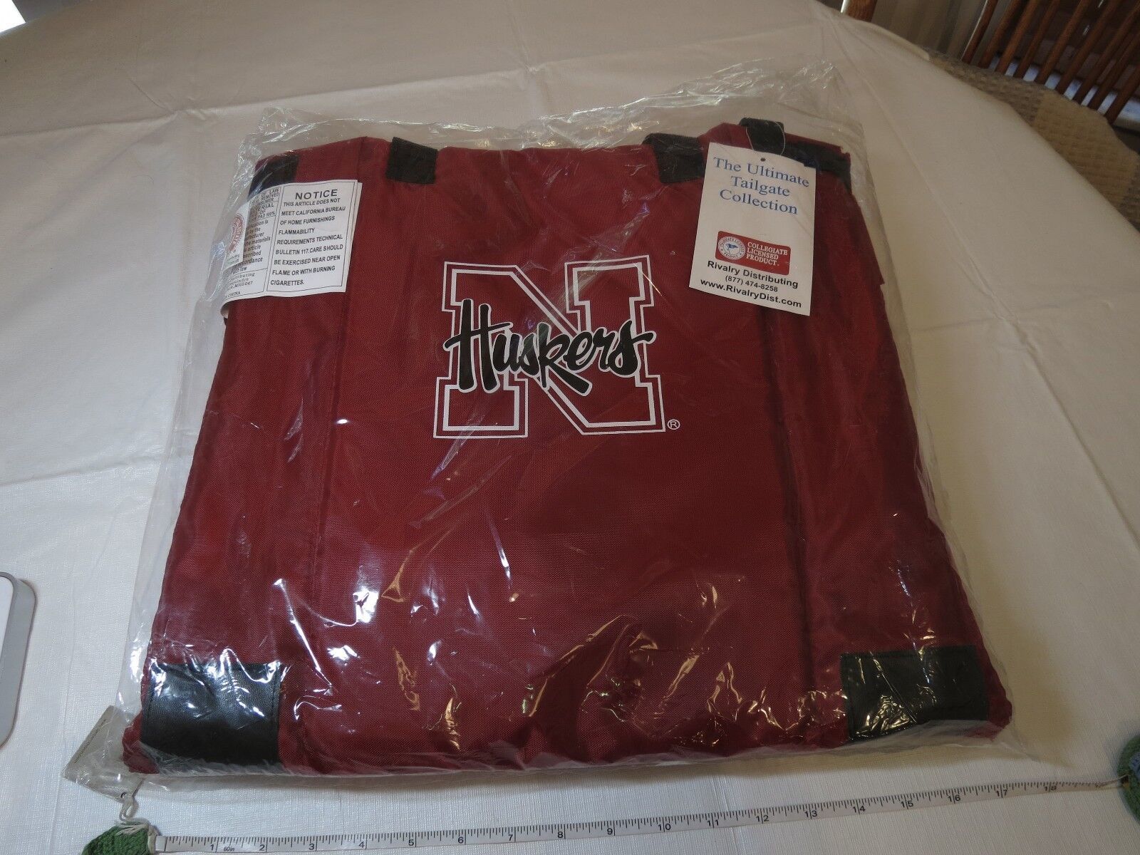 Nebraska Cornhuskers Huskers Logo Stadium Seat Bleacher Chair Padded ...