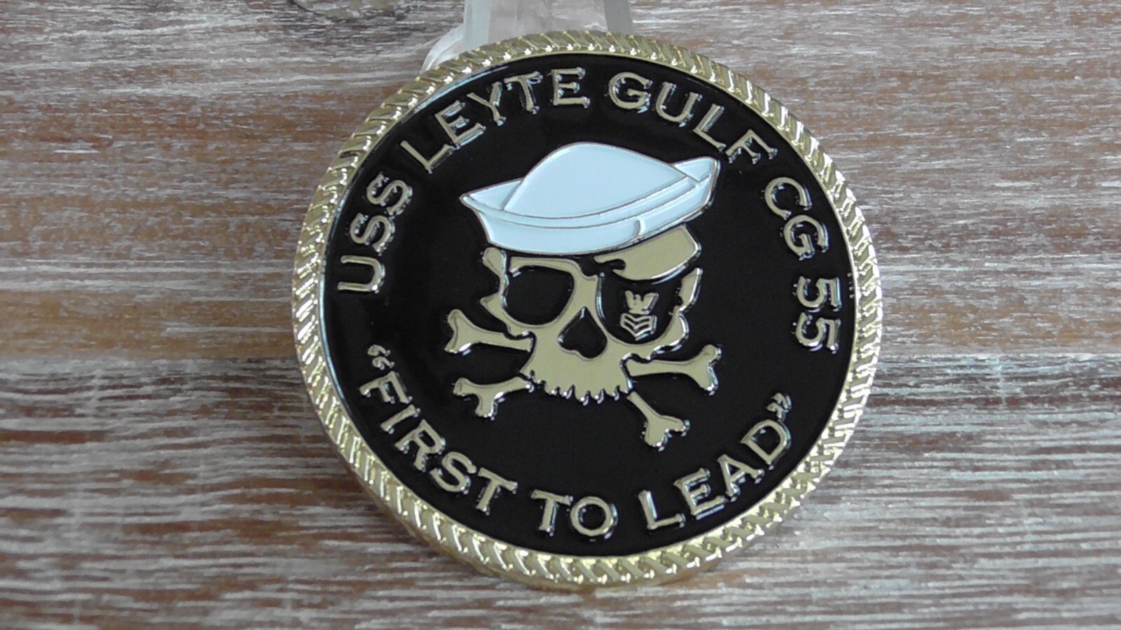 USS USS Leyte Gulf CG 55 First Class Petty Officer Challenge Coin #195Y ...