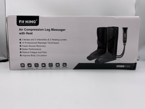 Fit King Air Compression Full Leg Foot Calf Heat Massager Ft 057a