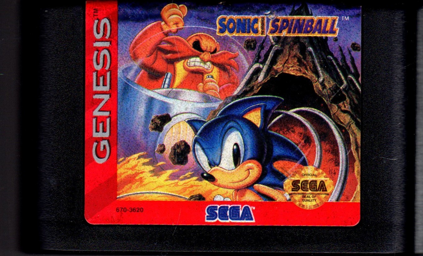 Sonic The Hedgehog SPINBALL - sega genesis (Complete) - Video Games